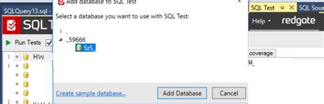 Adding A Database Running In A Docker Container To Sqltest