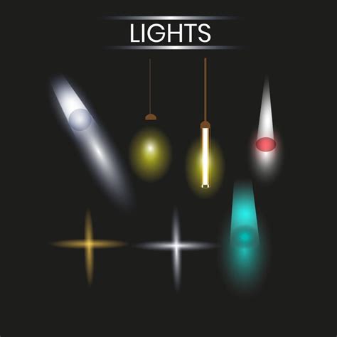 Premium Vector Colorful Light Effects For Multi Purpose Using