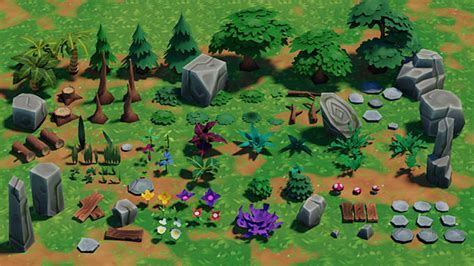 Create Low Poly 3d Game Environment In Unreal Engine Unity And Vr By