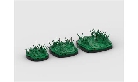 Lego Moc Minifig Round Display Theed Fields By Thelegowolfpack