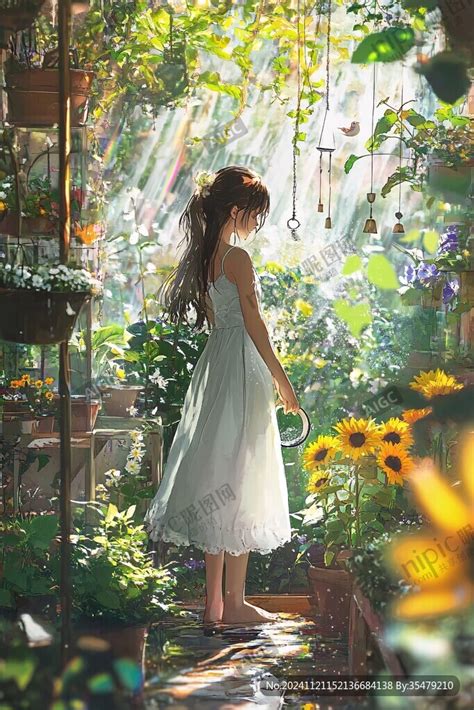 Ai创作图插图配图壁纸美图 唯美意境少女插画 治愈系唯美插画 唯美治愈画面 花语手绘回眸少女 日系插画插画 手绘花房女孩插画 唯美女孩动漫人物 日系插画 雏菊少女插画 唯美少女插画 唯美插画