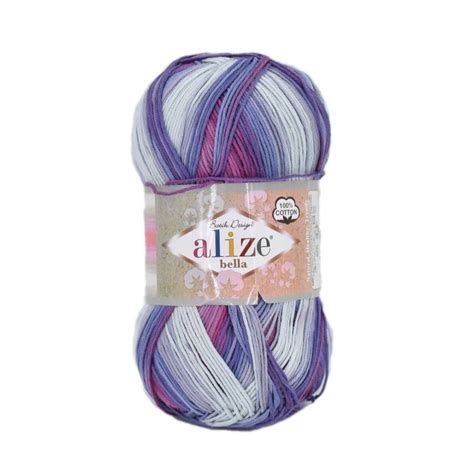 Alize Bella Batik | Organic Cotton Fingering Yarn | VILRITA
