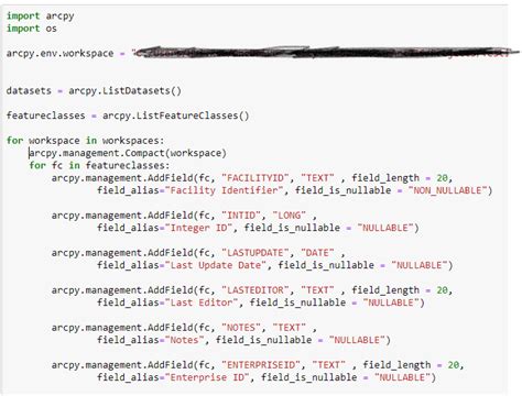 How To Iterate Multiple Gdbs And Their Feature Cl Esri Community