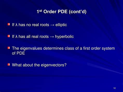 Ppt Classification Of Pde Powerpoint Presentation Free Download Id