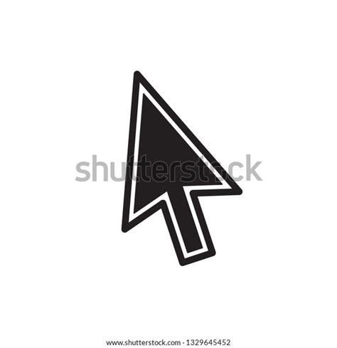 Line Cursor Mouse Pointer Icon Vector Stock Vector Royalty Free