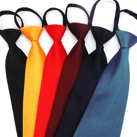 Badu Bg Лесна вратовръзка с цип 8 5 см Мързелив къс мъжки костюм Бизнес широка вратовръзка