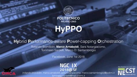 Hyppo Hybrid Performance Aware Power Capping Orchestrator Ppt