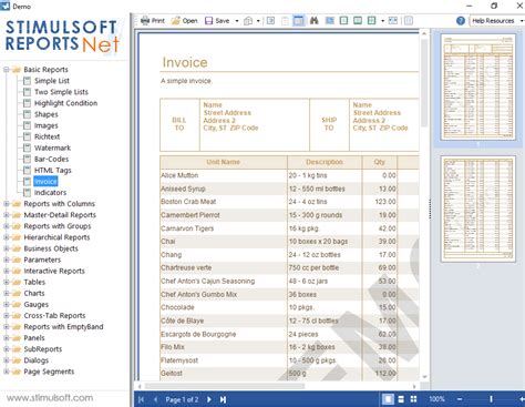 Stimulsoft Reportsnet