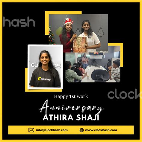 clockhash on linkedin workanniversary hr excellence team clockhash oneyear gratitude…