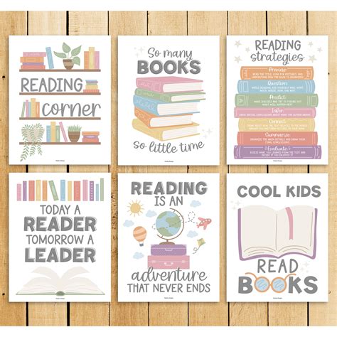 Buy 6 Colorful Reading S For Classroom Reading Corner Reading Corner Decor For Classroom