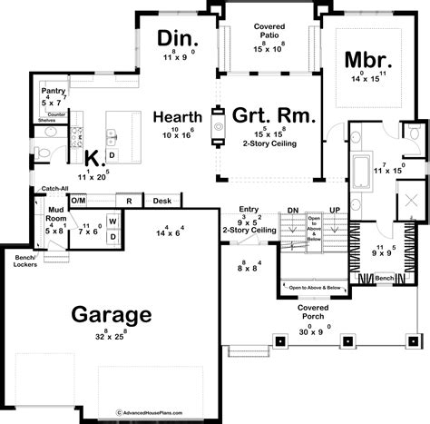 Hillside House Floor Plans