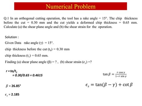 numerical problem pptx