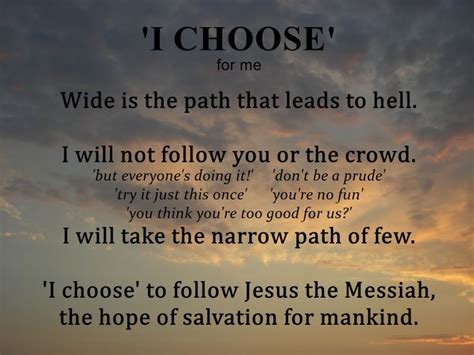 I Choose Jesus