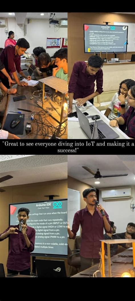 Nainesh Gurav On Linkedin Iot Arduino Techworkshop Learningtogether