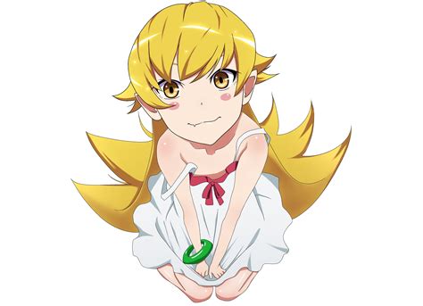 Oshino Shinobu Oshino Shinobu Shinobu Oshino Kissshot Acerolaorion Heartunderblade
