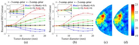 The Recovered Tumor Contrasts R Using The Uniform Mesh Set For Both Download Scientific