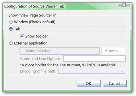 View Webpage Source Code In Tabs In Firefox