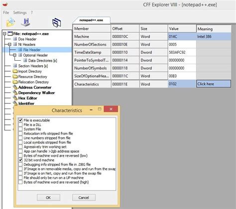 Windows Executable File Header Fasrtribe