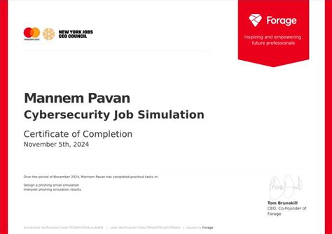 Pavan Mannem On Linkedin Cybersecurity Mastercardimulation