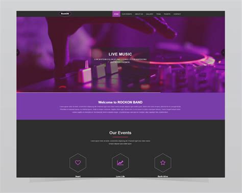 10 Best Music Html Website Templates Free Download