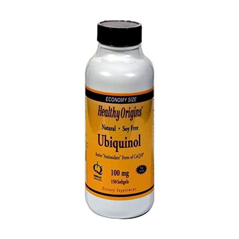 Healthy Origins Ubiquinol 100 Mg 150 Gélules