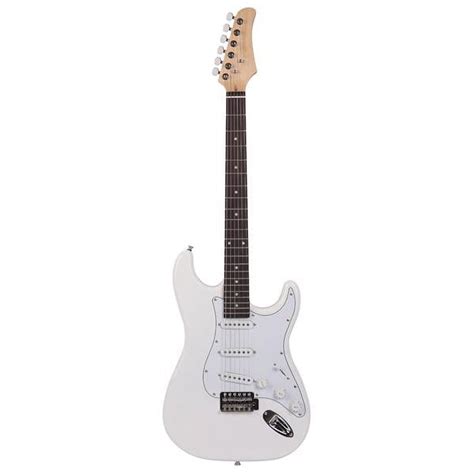 Fithood Full Set White Electric Guitar With Rosewood Fingerboard