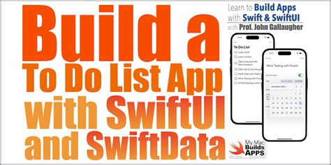 Updated ToDo List Flipped Class Lessons For SwiftData In Apple