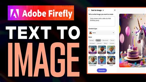 How To Use Adobe Firefly Text To Image Youtube