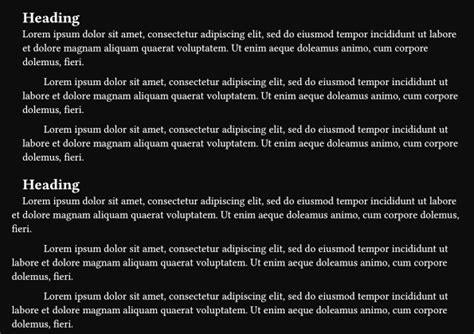 Behavior Of First Line Indentation In Paragraphs Seems Limiting · Issue