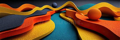 Minimal Angular Geometry In Orange And Navy Stock Illustration Illustration Of Depth Layers