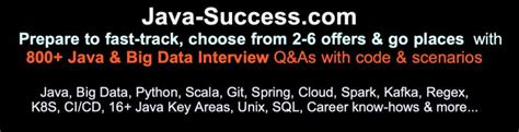 800 java and big data interview questions answered with code and diagrams