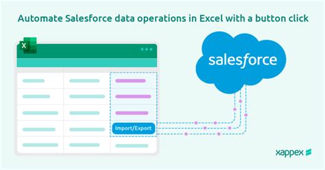 automate salesforce data operations in excel with a button click xappex