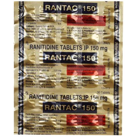 Rantac 150 Tablet Uses Price Substitute Side Effects And Benefits