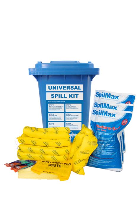 Chusk08 Spilmax 240l Economy Workplace Spill Kit Universal Alliance