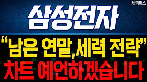 삼성전자 주가 전망 하락장 끝이 보입니다 그 시점은 이렇게 예측하겠습니다 핵심 편집 Youtube