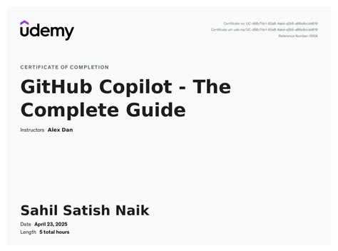 Thrilled To Share That Ive Completed The Github Copilot The