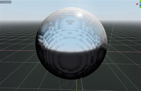 Self Reflection Is Visible In Metallic Materials With Voxelgi Due To