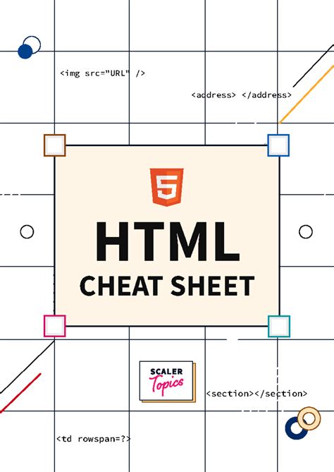 HTML Cheat Sheet Scaler Topics Studocu