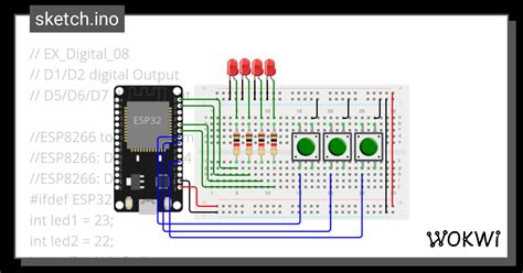 EX Digital Wokwi ESP STM Arduino Simulator