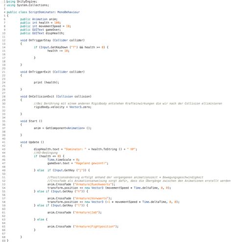 Fascinationanimation Scripten In Unity