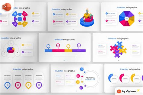 Investor Powerpoint Infographic Template Oleh Digitcase Di Poweredtemplate Templat Powerpoint