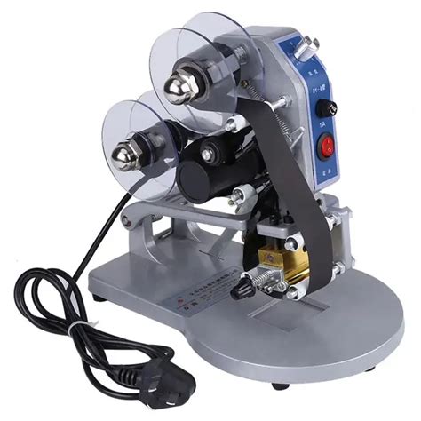 Thermal Ribbon Printer 220V Manual Hot Stamping Printer Thermal Ribbon Date Code Printing