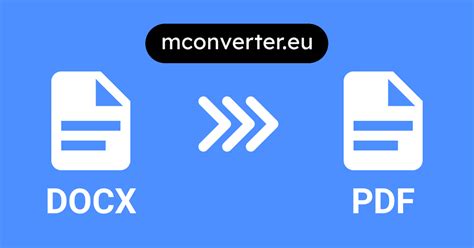 DOCX To PDF Converter Online Free MConverter