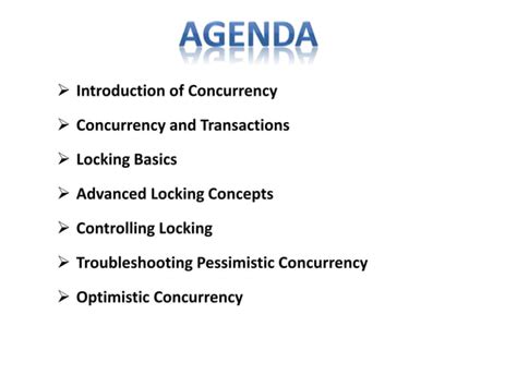 Sql Server Concurrency Pptx Databases Computer Software And Applications