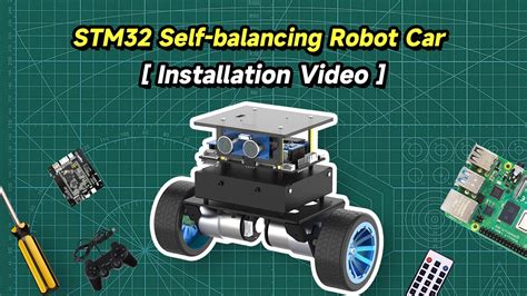Stm32 Self Balancing Robot Car Installation Video Handle Control Kit Youtube