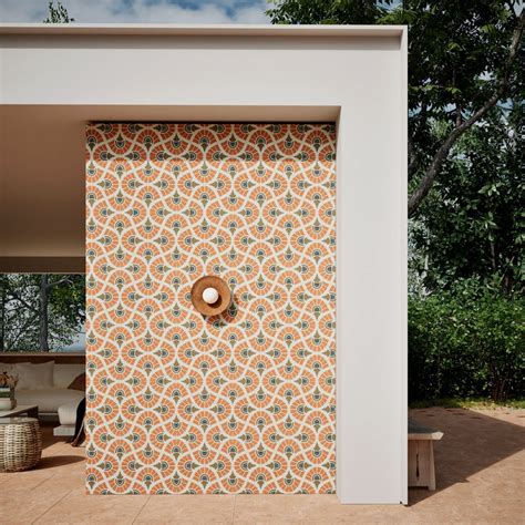 Ginger Porcelain Pavers Modular Pattern 34″ Lili Tile