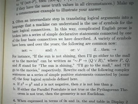 Solved If They Have The Same Truth Values In All Chegg Com