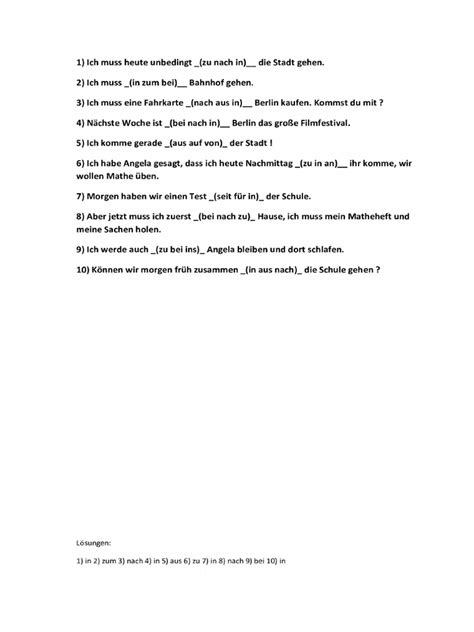 Dativ Oder Akkusativ L 246 Sungen 3 Pdf