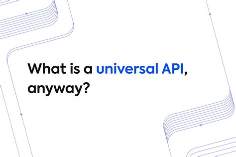 What Is A Universal Api Anyway Codat