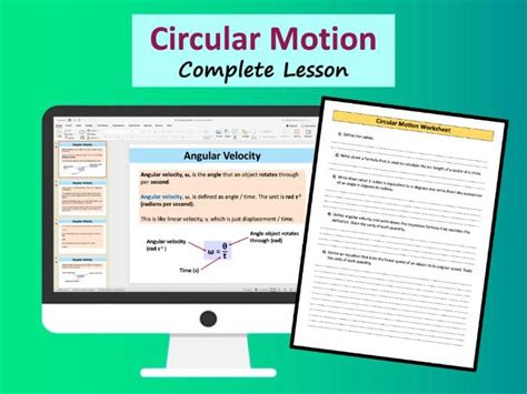 Circular Motion A Level Physics Teaching Resources